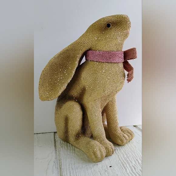 Source Unknown | Holiday | Burlap Easter Bunny Rabbit Home Decor Floppy ...